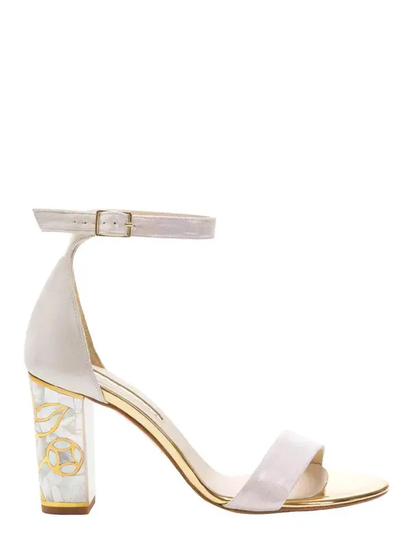 FREYA ROSE Ankle-strap Heeled Sandals - Neutrals