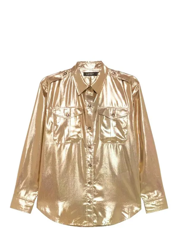 Ralph Lauren Buttoned Pocket Shirt - Gold