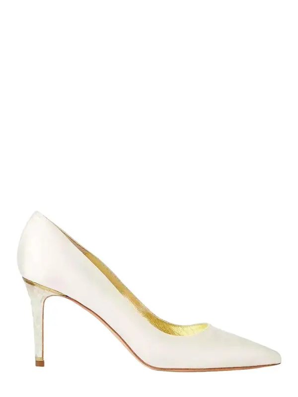 FREYA ROSE Chelsea Heeled Pumps - White