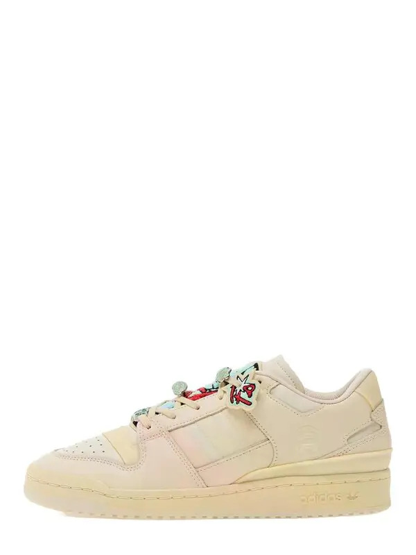 Adidas Embroidered-patch Leather Sneakers - Neutrals