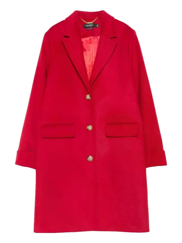 Ralph Lauren Button-pocket Coat - Red