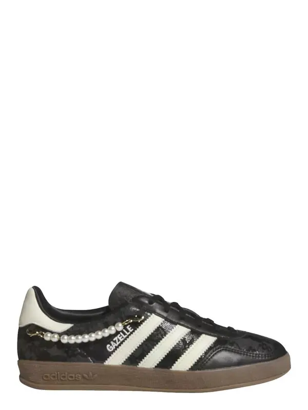 Adidas Gazelle Indoor Pearl Embellished Trainers - Black
