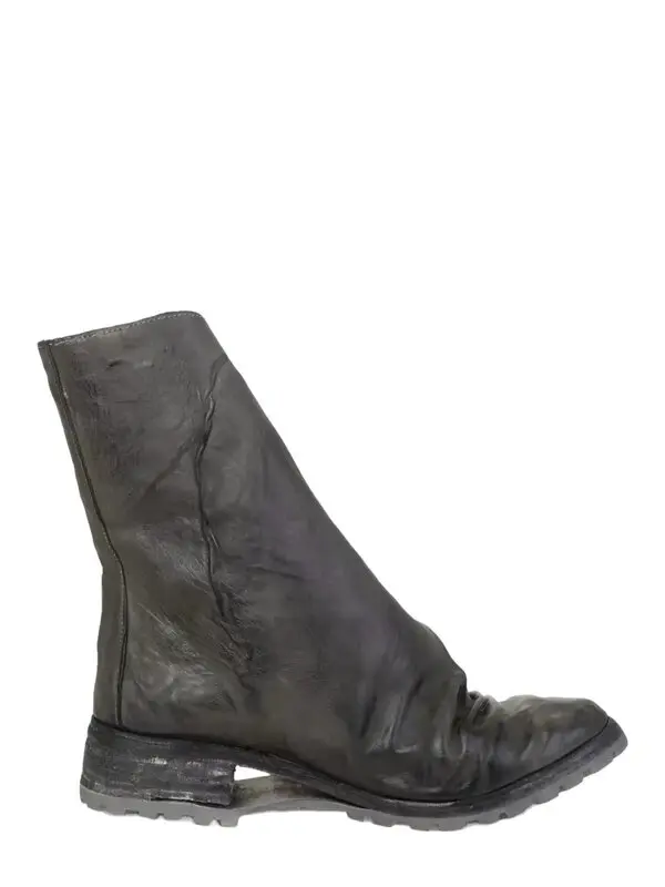 CAROL CHRISTIAN POELL Folded Rubber Sole Boots - Grey