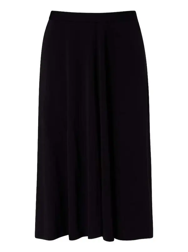 TOTEME Jersey Midi Skirt - Black
