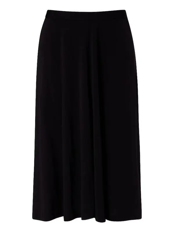 TOTEME Jersey Midi Skirt - Black