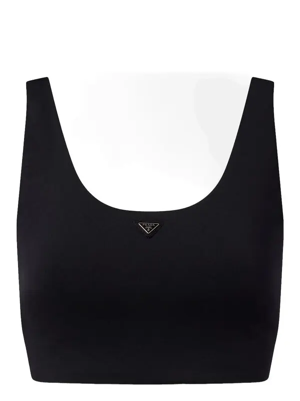 Prada Cropped Top - Black