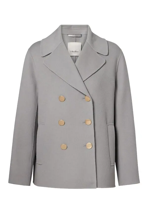 Max Mara Margot Double-breasted Virgin Wool Jacket - Grey