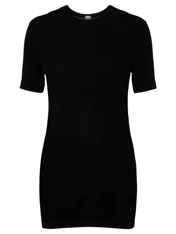 TOTÊME Classic Mini Dress - Black