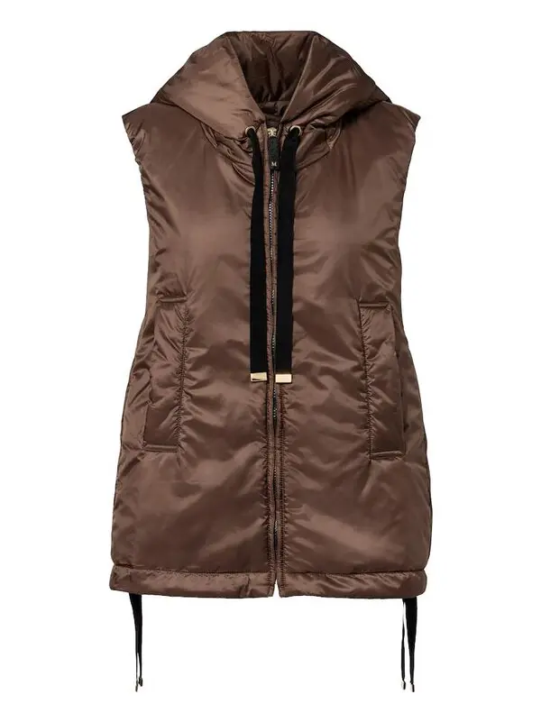 Max Mara The Cube Greengo Padded Vest - Brown