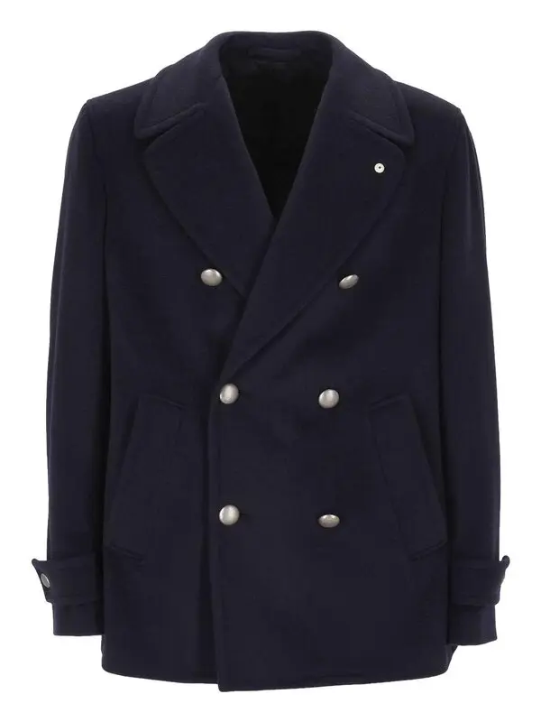 L.B.M. 1911 Cashmere Coat - Multicolor