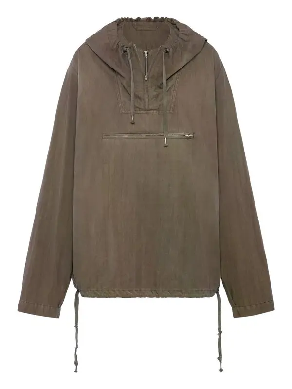 MAISON MARGIELA Hooded Jacket - Brown