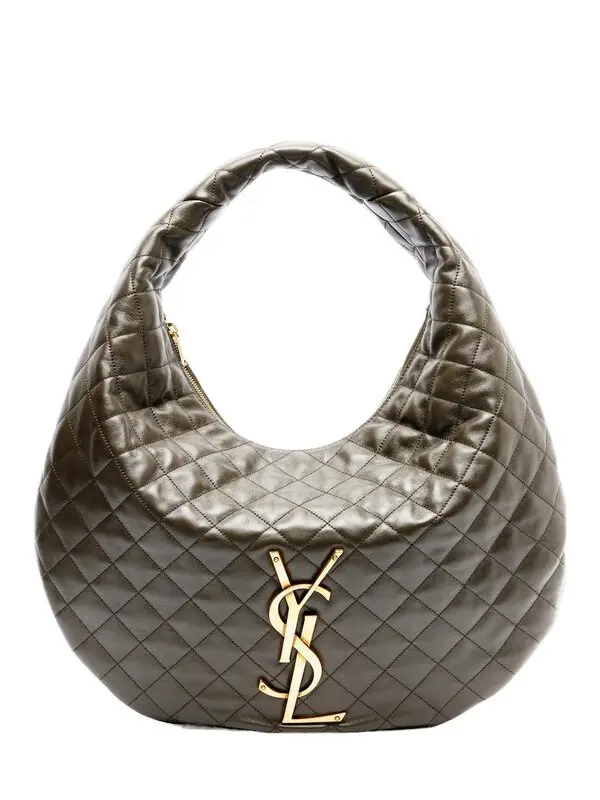 Saint Laurent Icare Medium Quilted Leather Shoulder Bag - Brown
