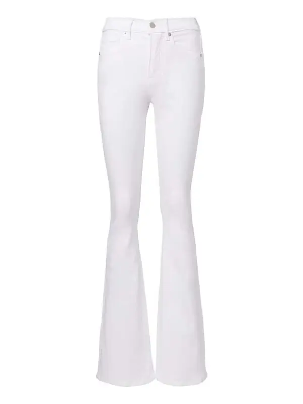 Veronica Beard Beverly High-rise Flared Jeans - White