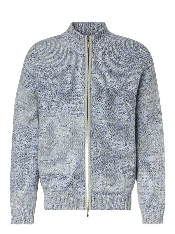 Le Kasha Lamdu Cashmere Cardigan - Blue