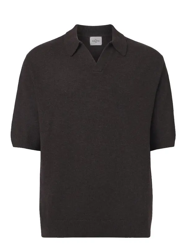 Le Kasha Bale Cashmere Polo Sweater - Brown