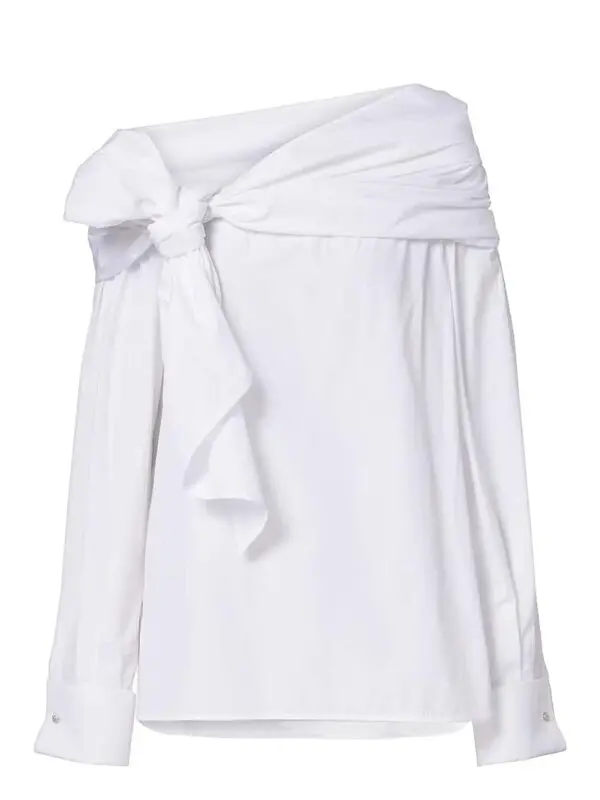 Max Mara Curvone Cotton Blouse - White
