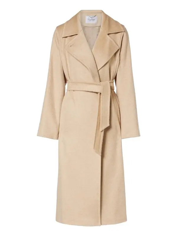 Max Mara Riccio Camel Hair Coat - Beige