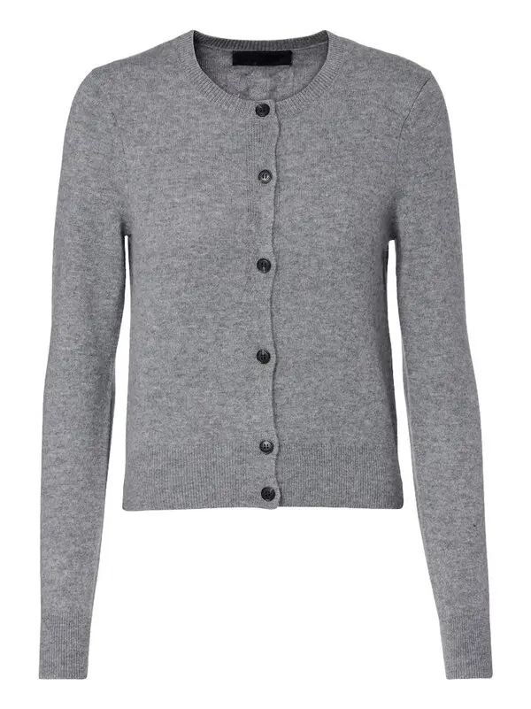 NILI LOTAN March Cashmere Cardigan - Grey