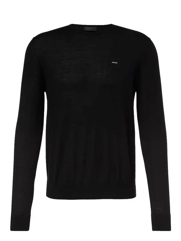 Prada Virgin Wool Sweater - Black