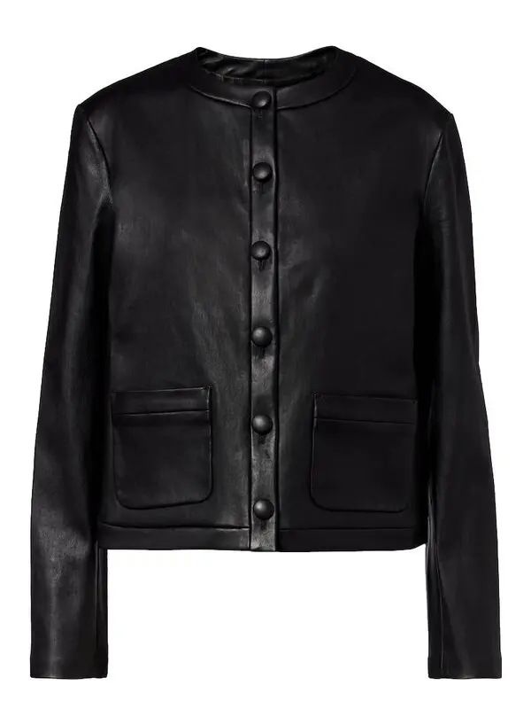 Stouls Gabrielle Leather Jacket - Black