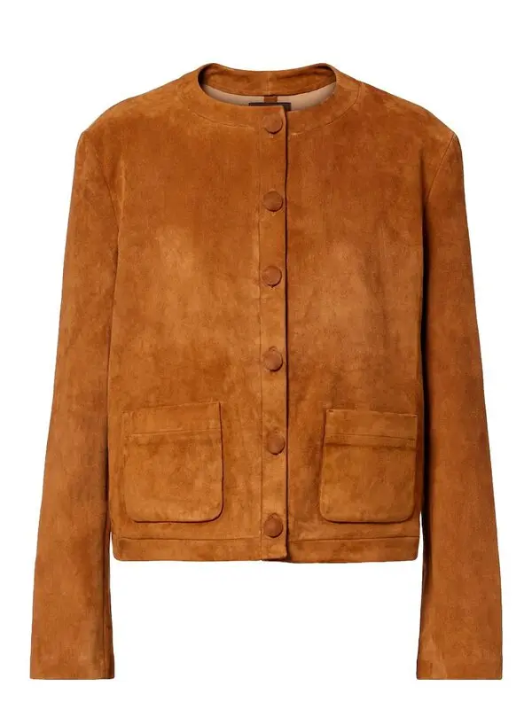 Stouls Gabrielle Suede Jacket - Brown