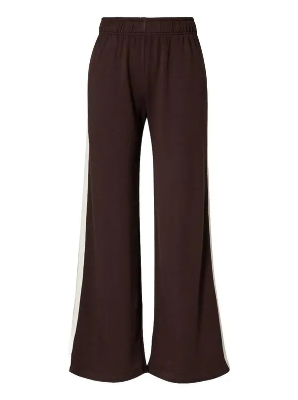 Velvet By Graham & Spencer Gigi Fleece Sweatpants - Brown