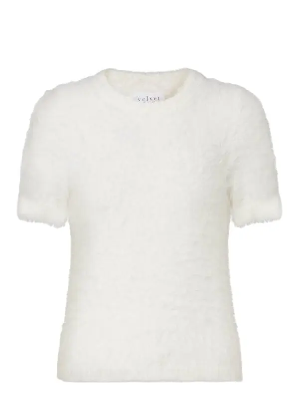 Velvet By Graham & Spencer Knit Top - White