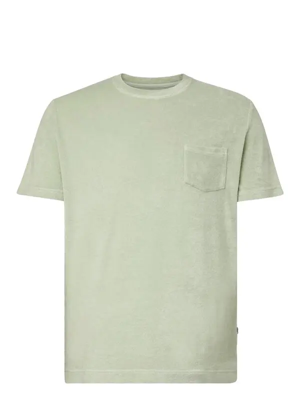 Fedeli Cotton Terry T-shirt - Green