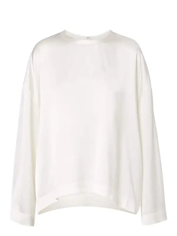 TOTEME Satin Top - White