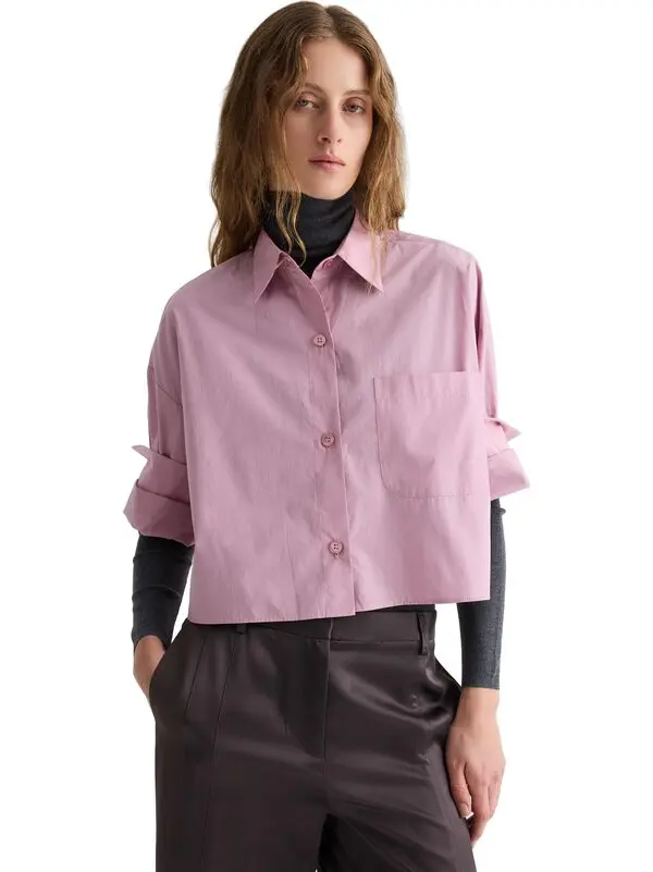 TWP Next Ex Superfine Cotton Shirt - Lilas