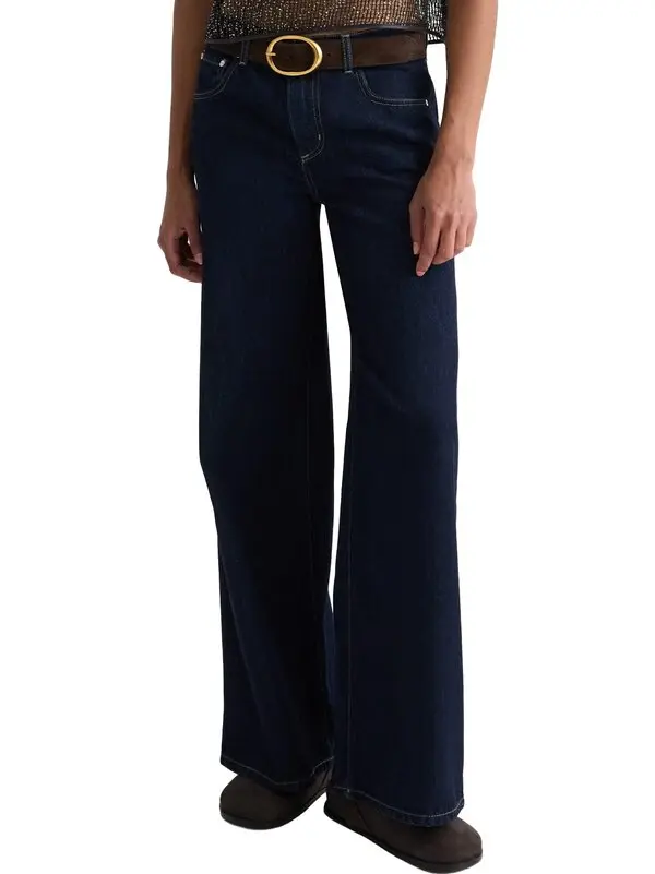 TWP Tiny Dancer Wide Leg Jean - Indigo Resin