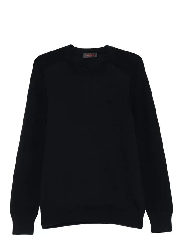 GRAN SASSO Panelled Virgin Wool Sweater - Multicolor