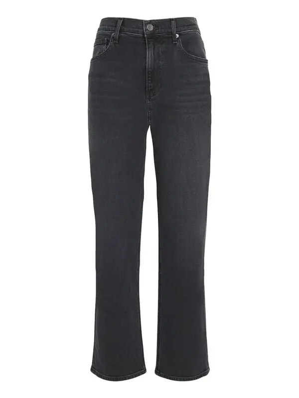 Veronica Beard Leah Mid-rise Straight Jeans - Black