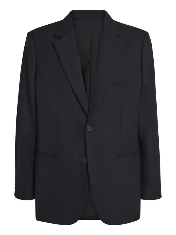 Studio Nicholson X Aaron Levine Wool Burlington Blazer - Navy