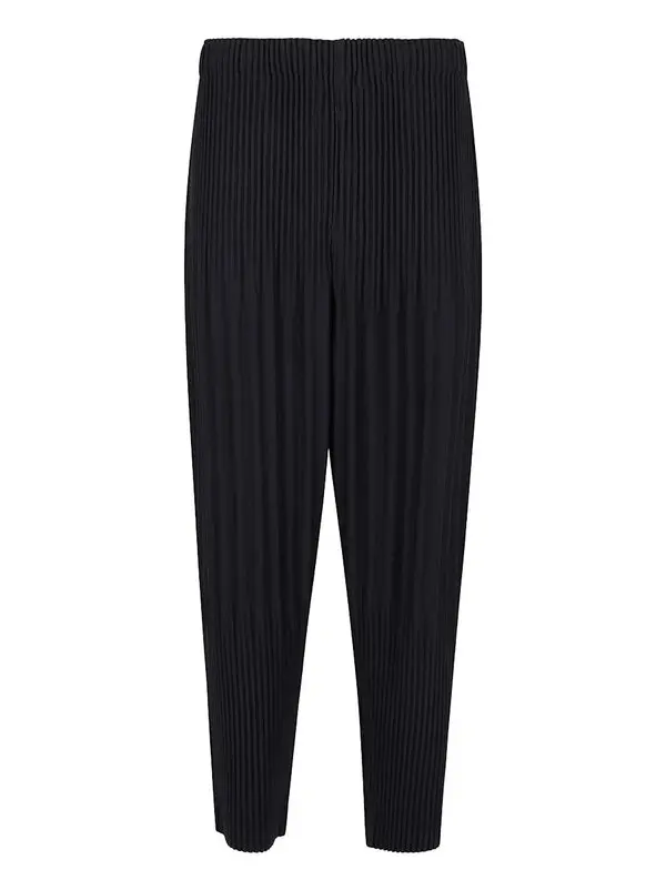 Issey Miyake Pleated Trousers - Blue