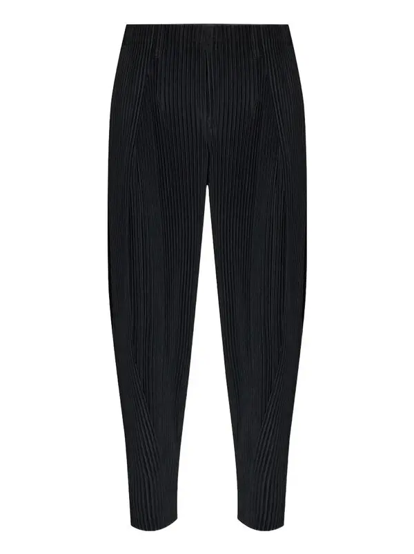 Issey Miyake Pleated Trousers - Black