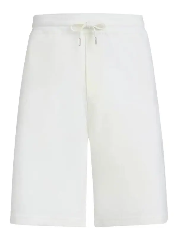Brunello Cucinelli Drawstring Zip-pocket Shorts - White