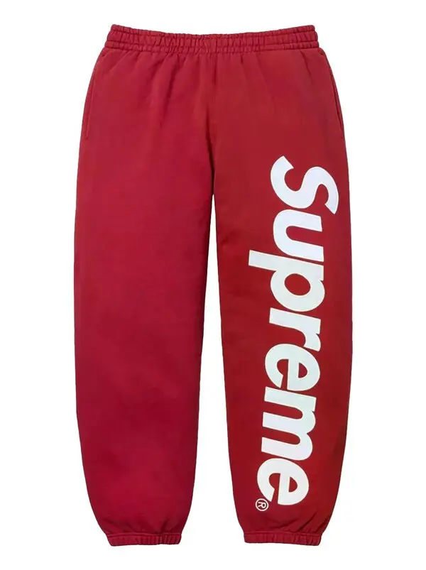 Supreme Logo Appliqué Track Pants - Red