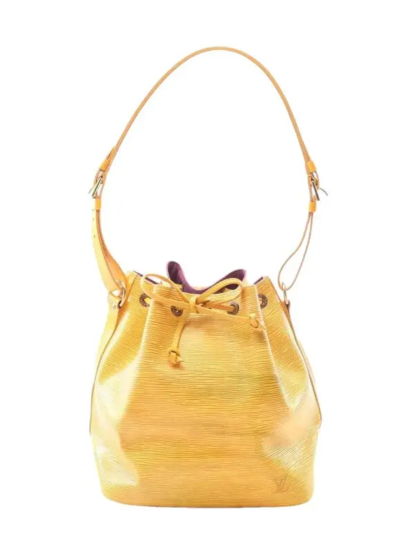 LOUIS VUITTON 1998 Epi Petit Noe Bucket Bag - Yellow