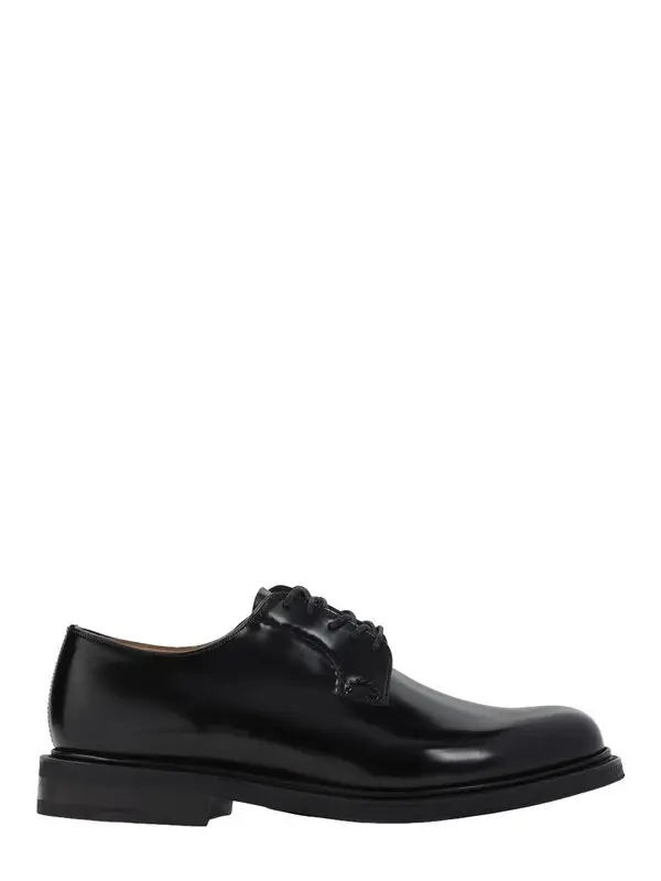 Church's Shannon Lace-up Flat Shoes - Black