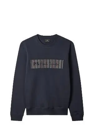 Paul Smith Logo Striped Sweatshirt - Blue