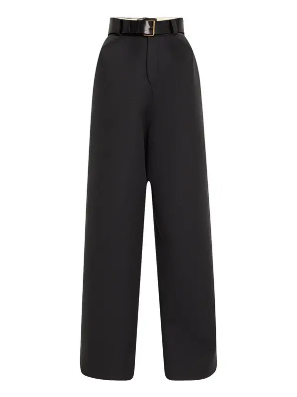 Marc Jacobs Tailored Wide-leg Volume Pants - Charcoal