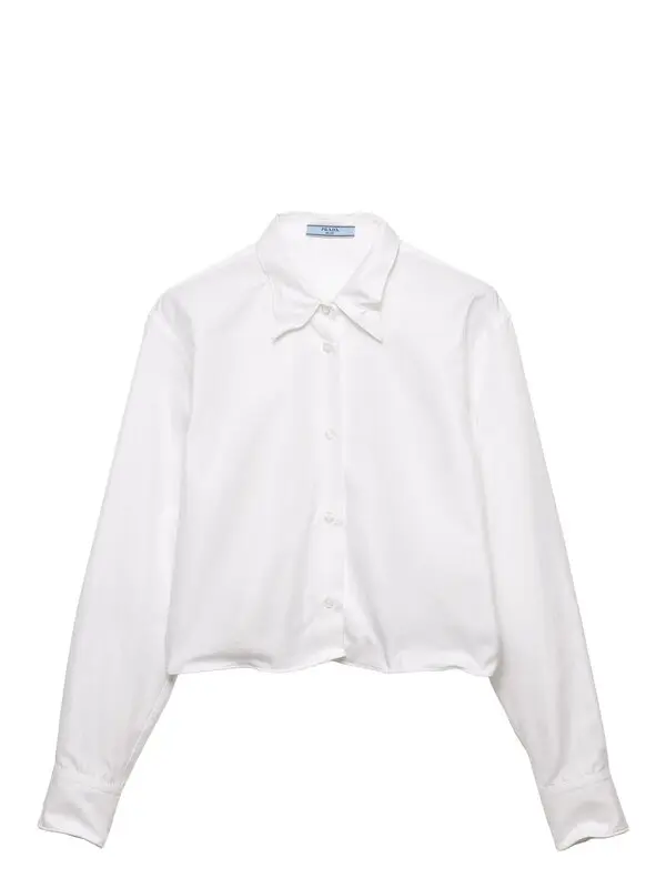 Prada Shapeable Cotton Shirt - White