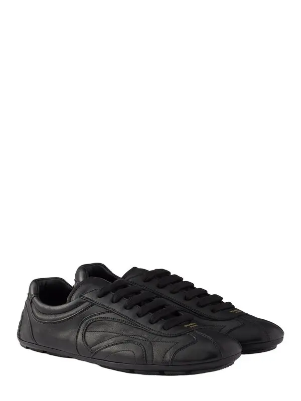 Prada Montecarlo Re-edition 200 Nappa Leather Sneakers - Black