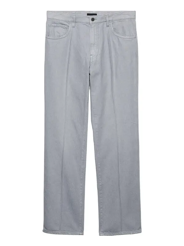 Prada Five-pocket Garment-dyed Jeans - Grey