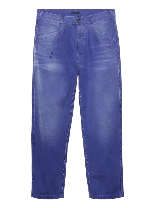Prada Cotton Twill Pants - Indigo