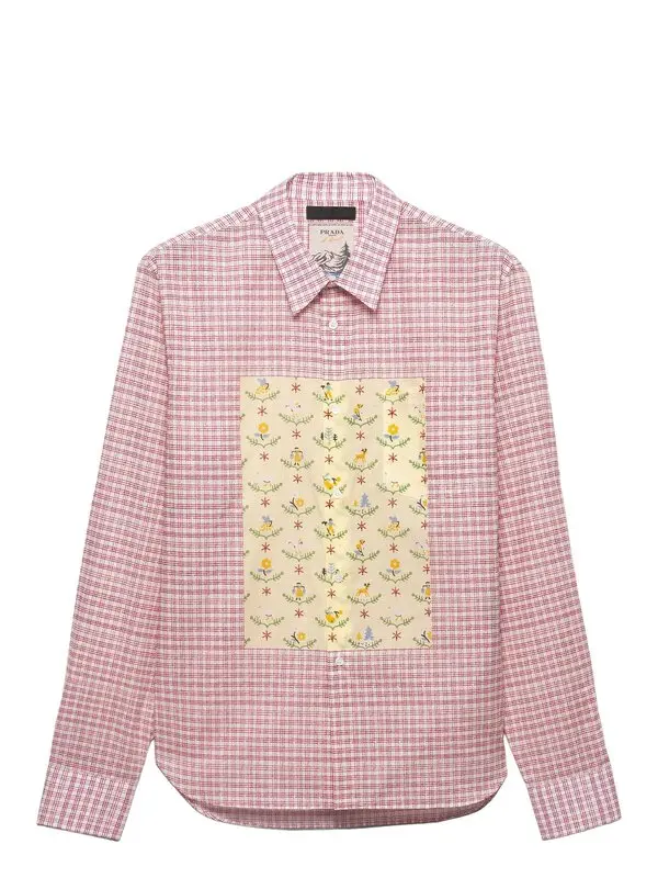 Prada Printed Cotton Shirt - Red