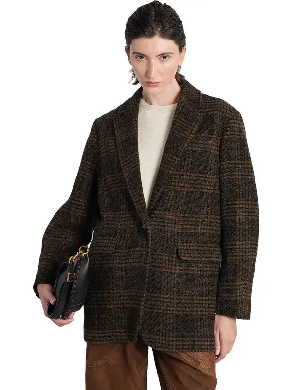 Isabel Marant Gesina Wool Blazer - Brown