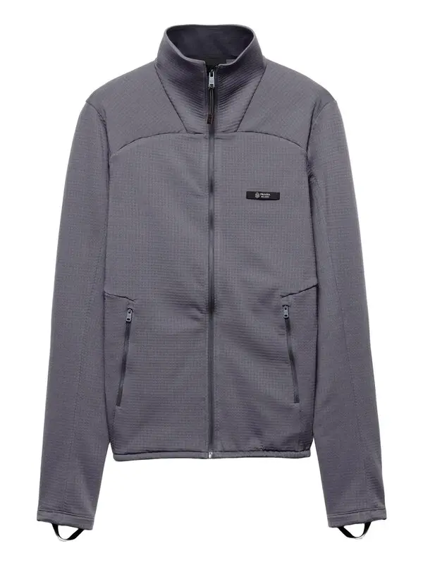 Prada Technical Fabric Blouson Jacket - Grey