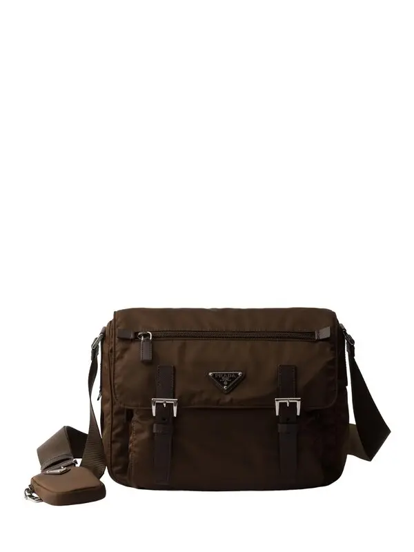 Prada Re-nylon Shoulder Bag - Brown